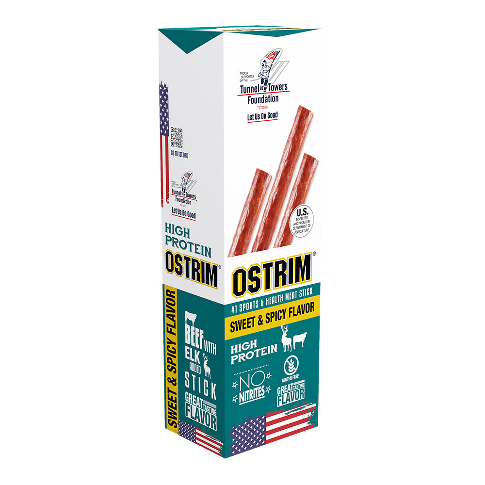 Sweet & Spicy Beef & Elk Snack Sticks – Ostrim