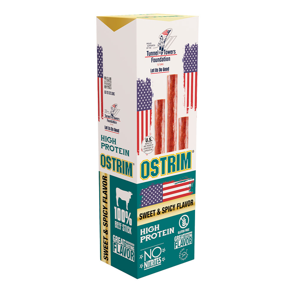 Sweet & Spicy Beef & Elk Snack Sticks – Ostrim