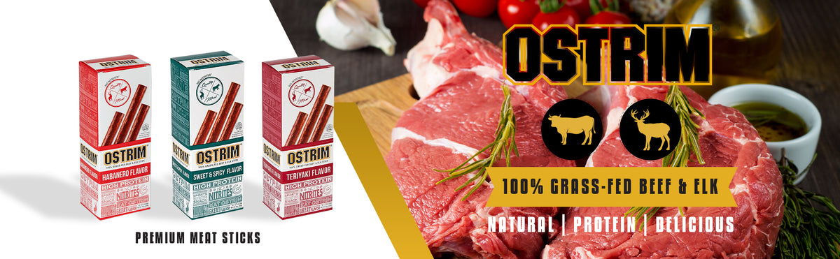 Beef & Elk Sticks - Ostrim