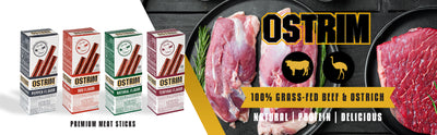 Beef & Ostrich Sticks - Ostrim