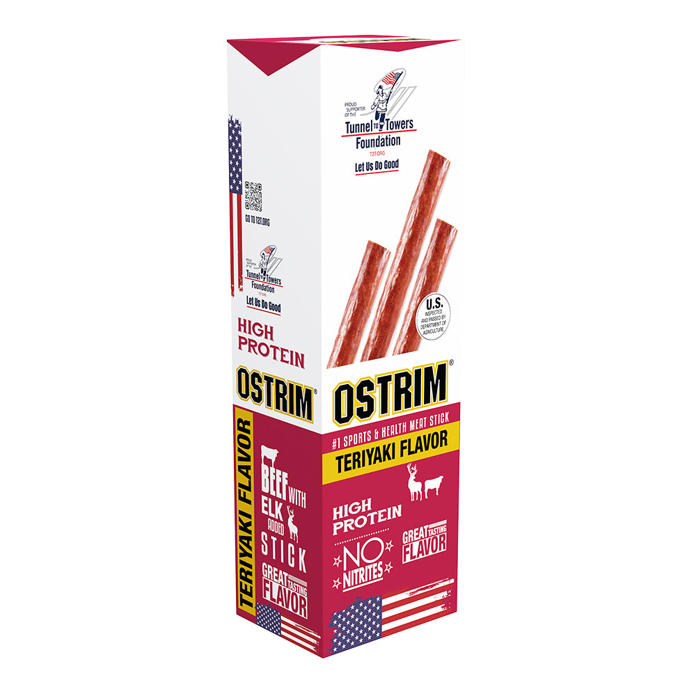 Teriyaki Beef & Elk Snack Sticks – Ostrim