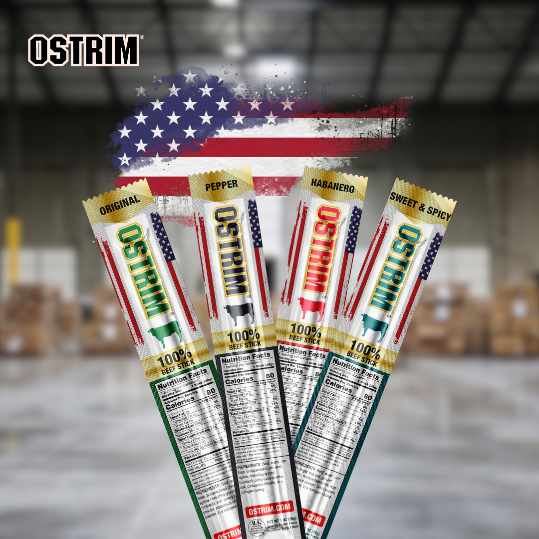 Variety Pack 1.oz (28g) Sticks – Ostrim