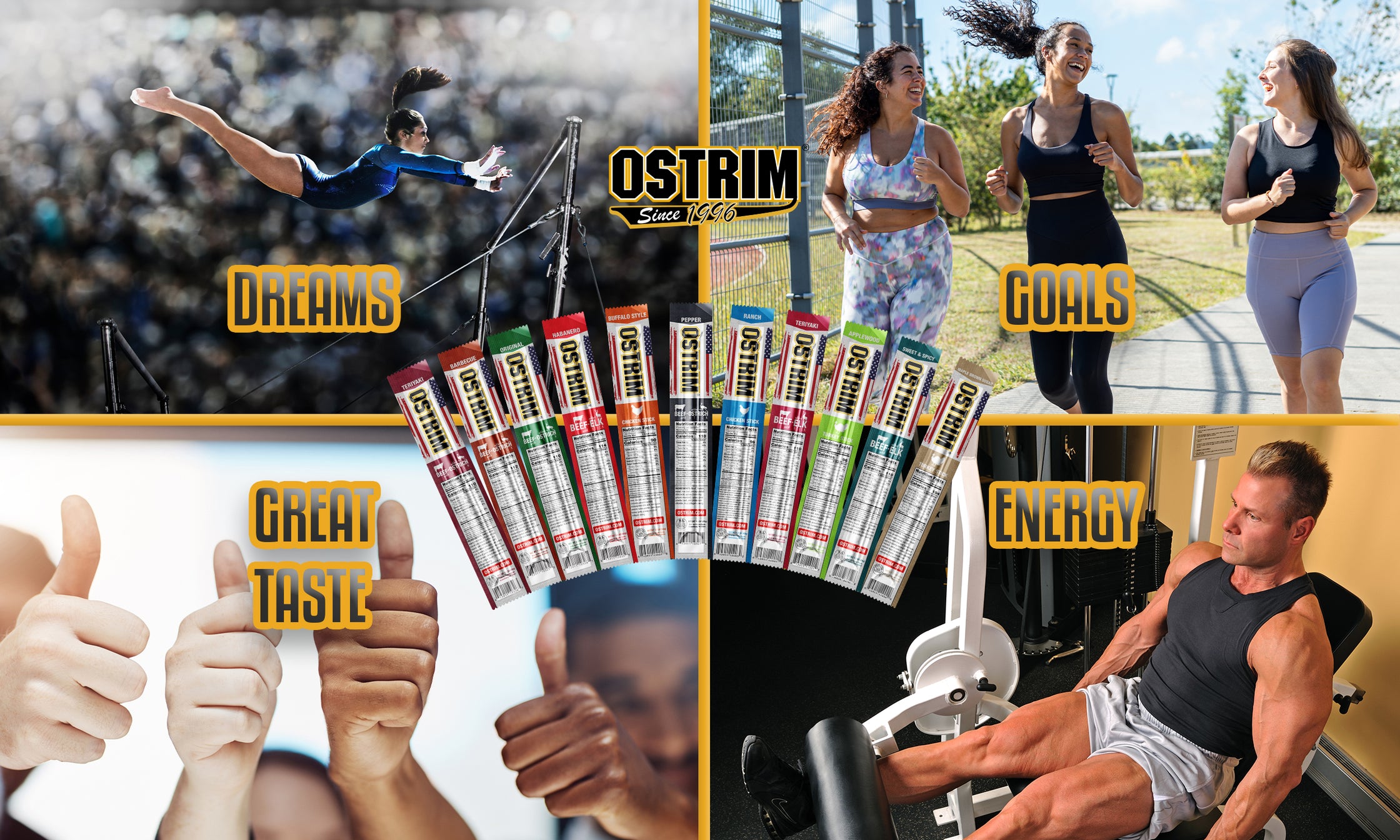 OSTRIM High Protein Beef Sticks | Meat Sticks | Shop Now – Ostrim