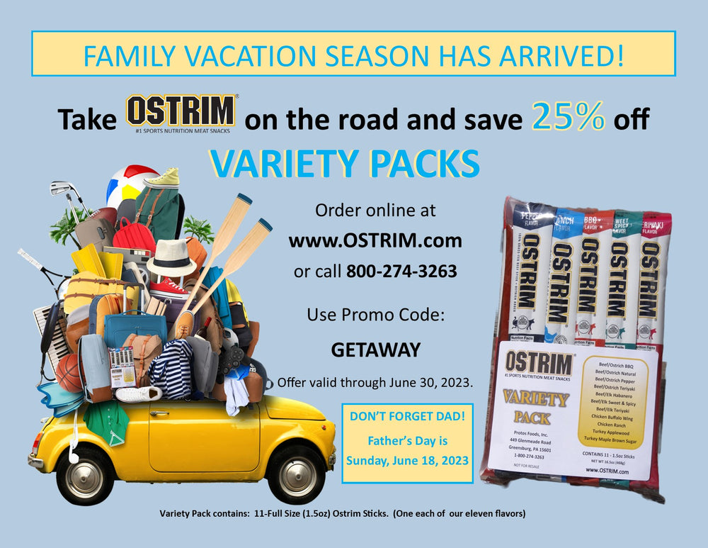 OSTRIM High Protein Beef Sticks | Meat Sticks | Shop Now